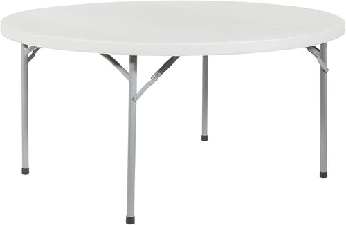 Office Star Resin Folding Table for Banquets, Picnics, and Parties, 60 ...