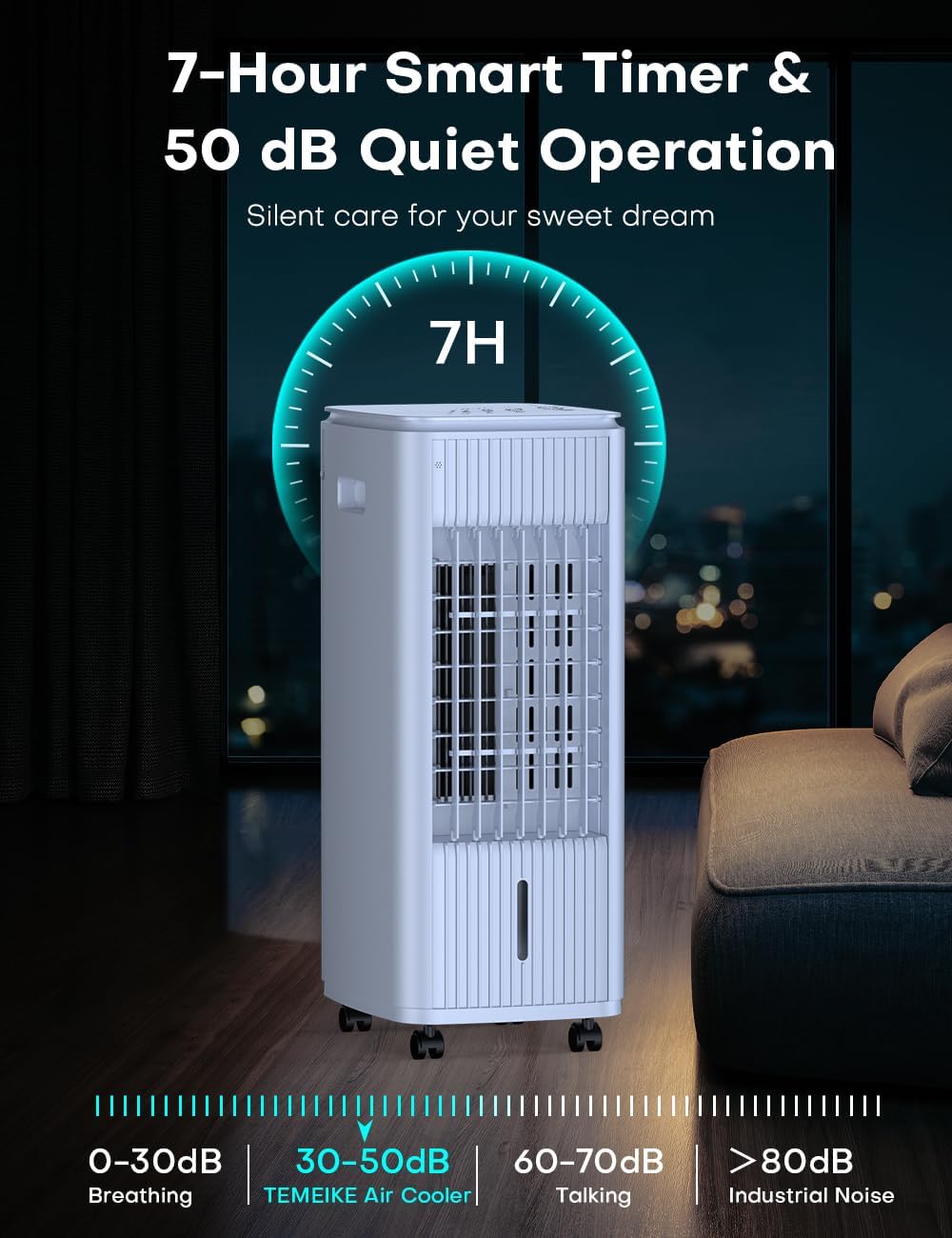 Evaporative Air Cooler Temeike 3 In 1 Portable Air Conditioners W Rem