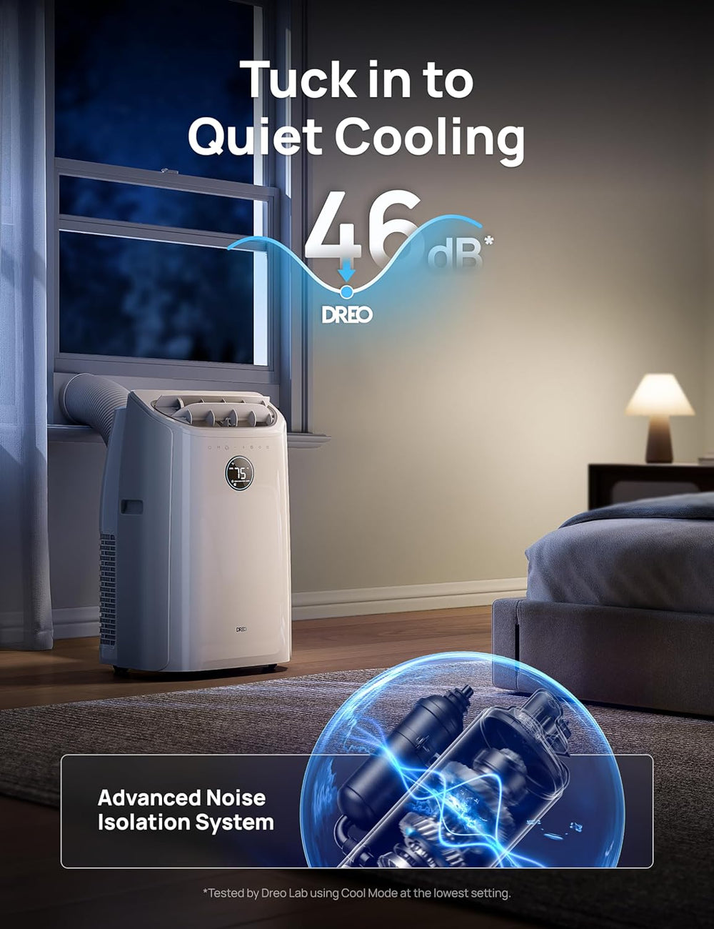Dreo Portable Air Conditioner, 12,000 BTU AC Unit for Bedroom - $275 ...