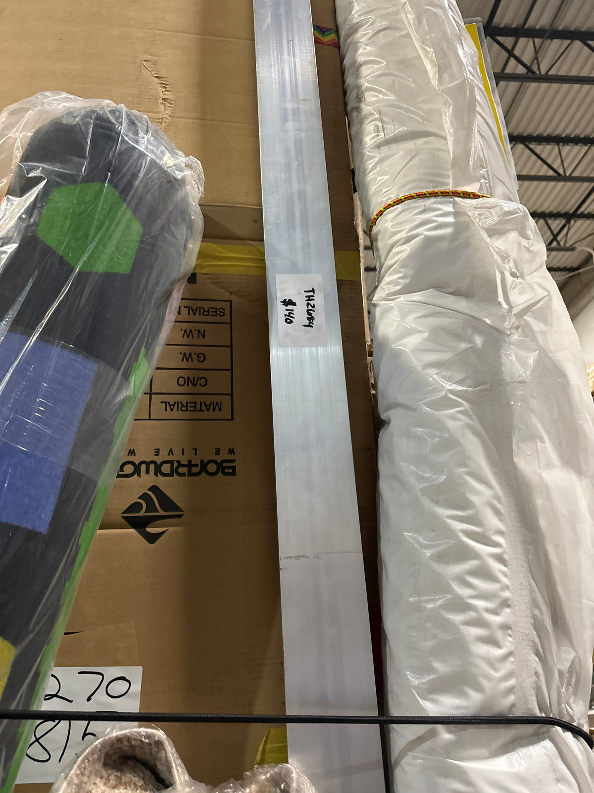 SCREED - 1 1/2" x 3 1/2" x 14' REINFORCE H ALUM WELD END CAP - $140 ...