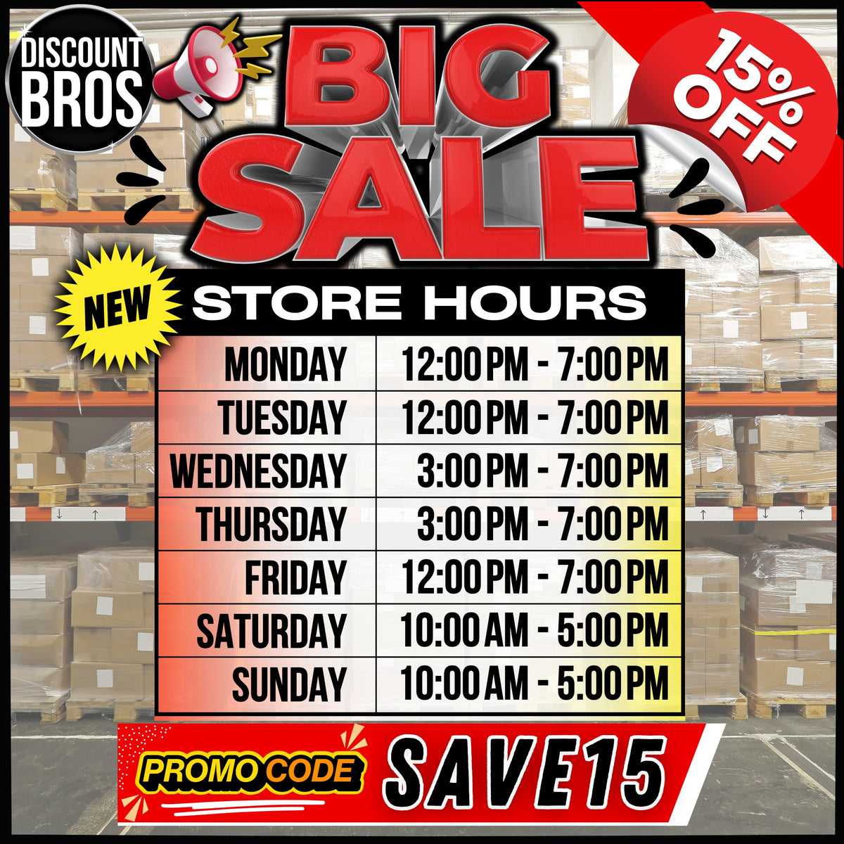 Discount Bros · DISCOUNT BROS