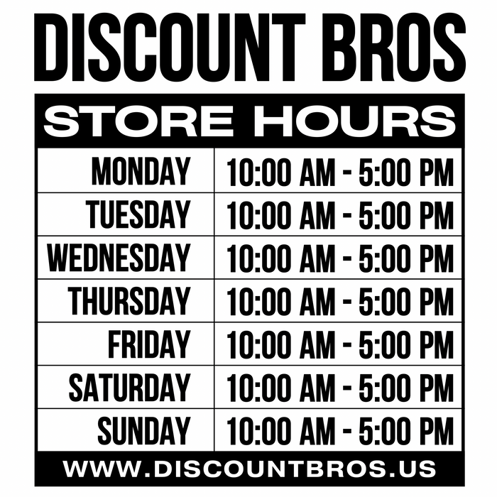 Discount Bros · DISCOUNT BROS